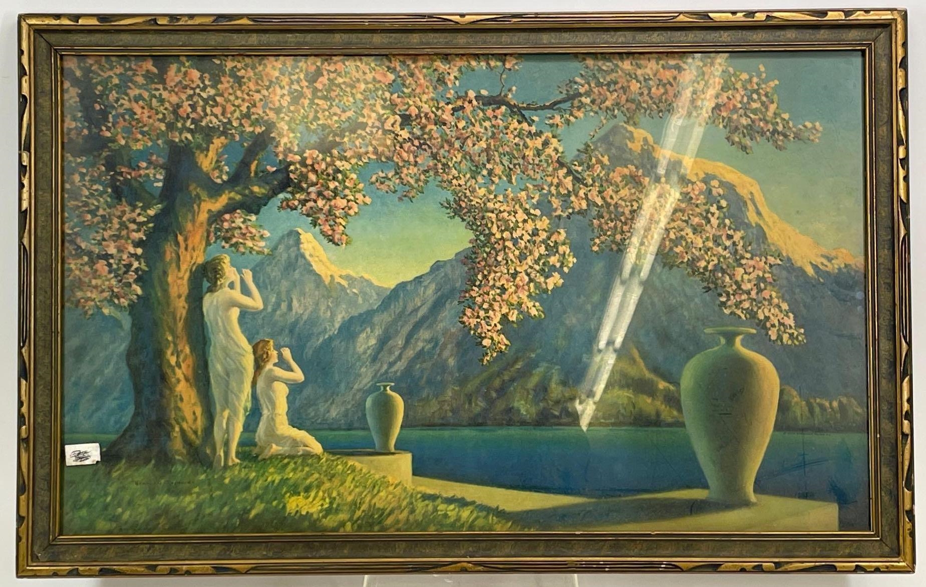 Henri G. Reynard | Reyard and titled Love's Echo and Art Deco print ...
