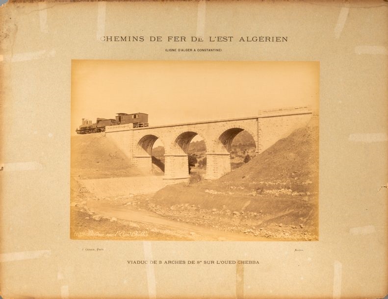 Jean Geiser | Set of 10 photos on the construction of the railroad in ...