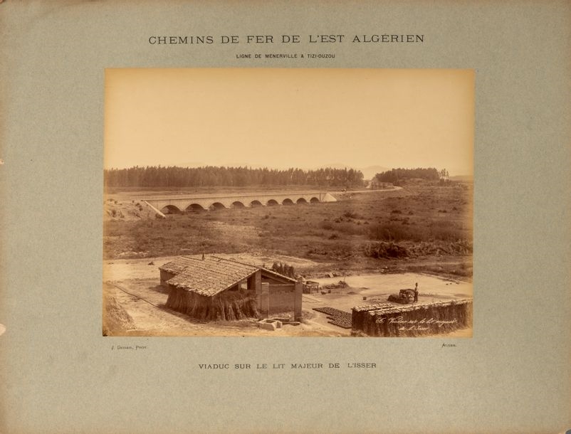Jean Geiser | Set of 10 photos on the construction of the railroad in ...