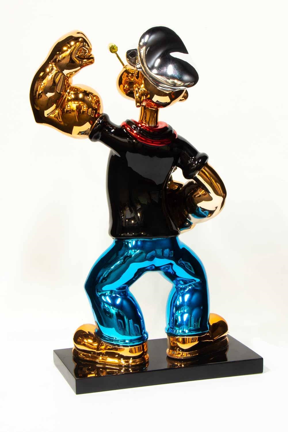 Jeff Koons | POPEYE SCULPTURE (Black) | MutualArt