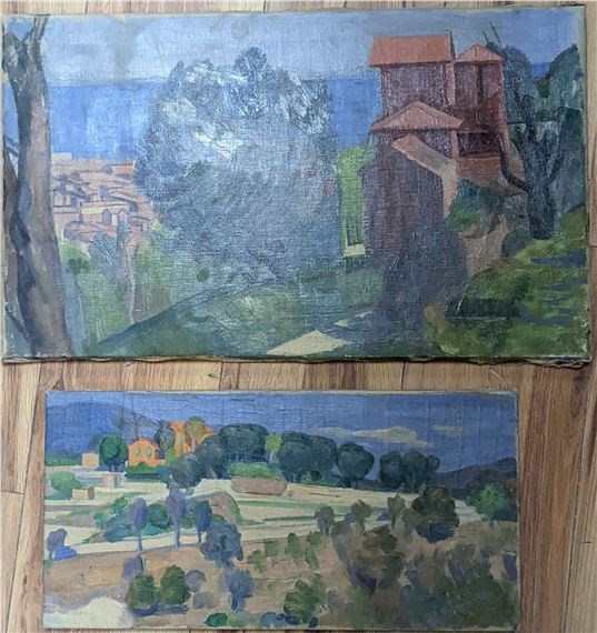 Colin Hayes | Mediterranean coastal town | MutualArt