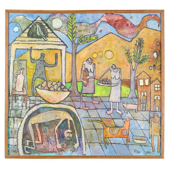 Jane Filer | Bringing in the Fruit (1997) | MutualArt