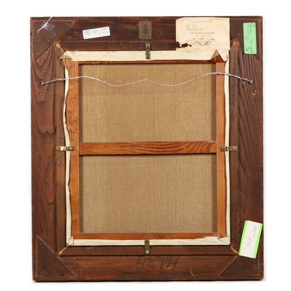 Bernard Locca | Young Woman in Red (1958) | MutualArt