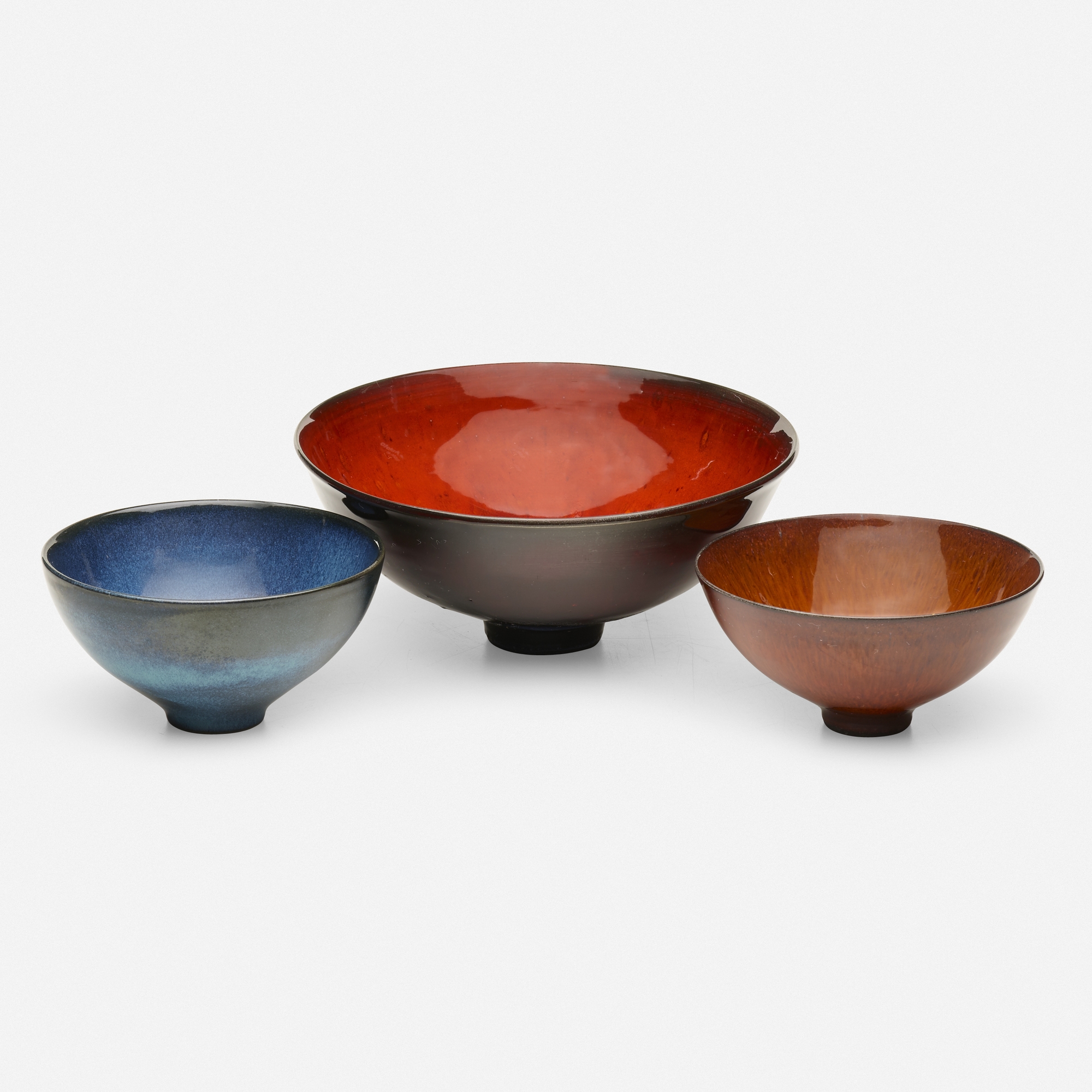 James Lovera | Collection of three bowls | MutualArt