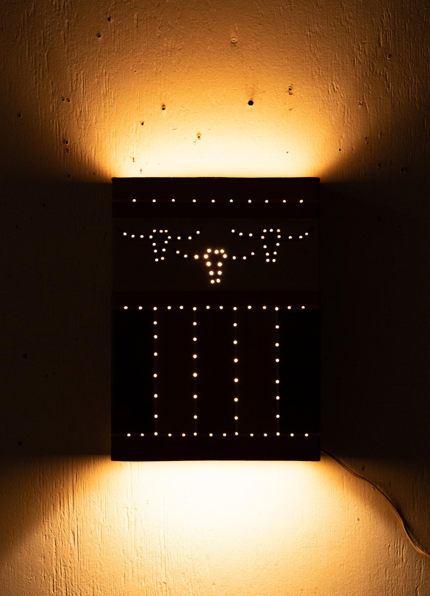 Beaumont Leavell Mood | Vintage perforated ceramic pendant light ...