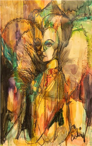 Ann Cushing Gantz | Portrait, possibly Queen Elizabeth I | MutualArt