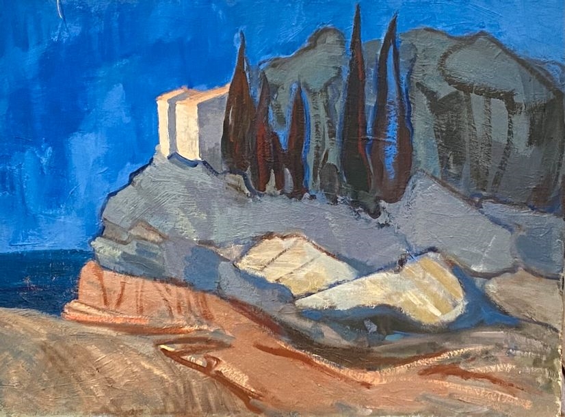 Elisabeth Hahn | Blue Landscape | MutualArt