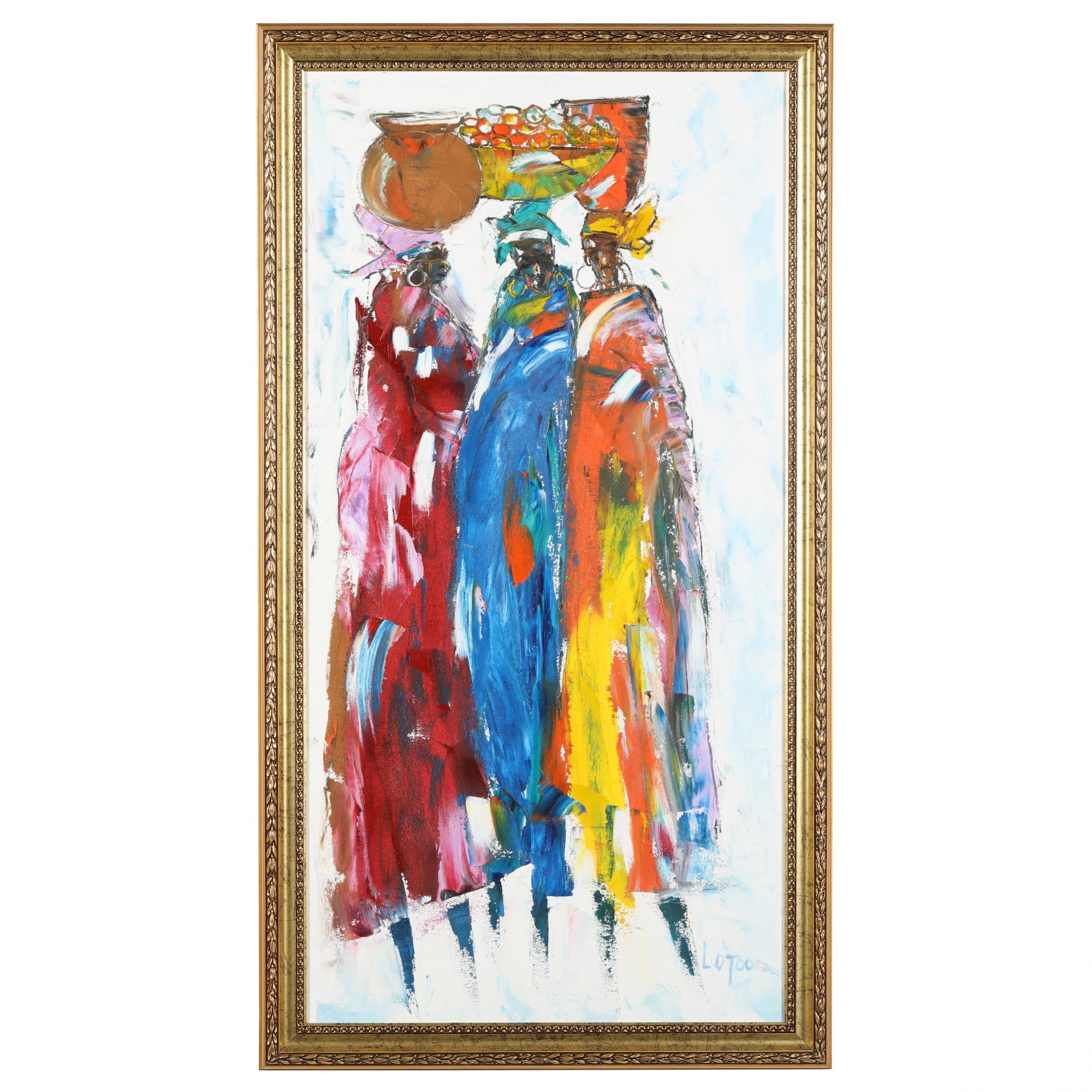 Larry Otoo | Beautiful Trio (1994) | MutualArt