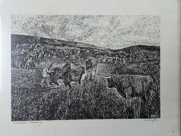 Edna Whyte | Scenes of old Highland life | MutualArt