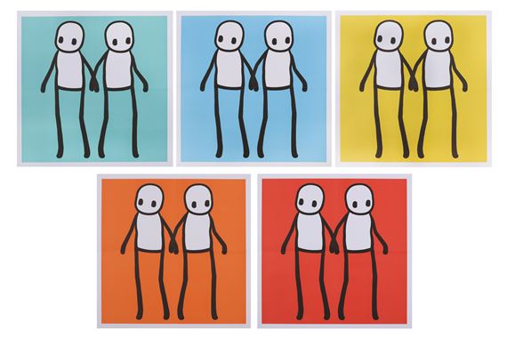 Stik | Hackney holding hands, full set of 5 | MutualArt