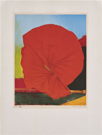 Max Ernst | Rote Blume I. (1960) | MutualArt