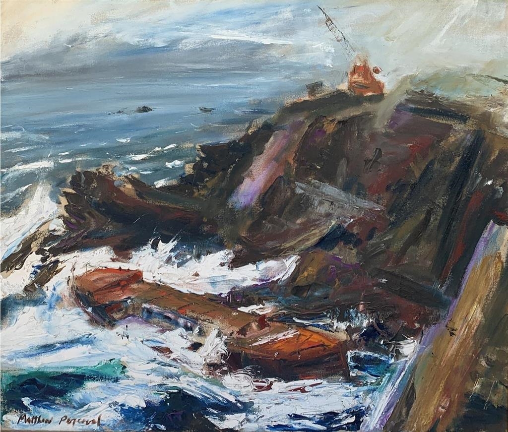 Matthew Perceval | Salvaging Wreck of Himself, Cornwall | MutualArt