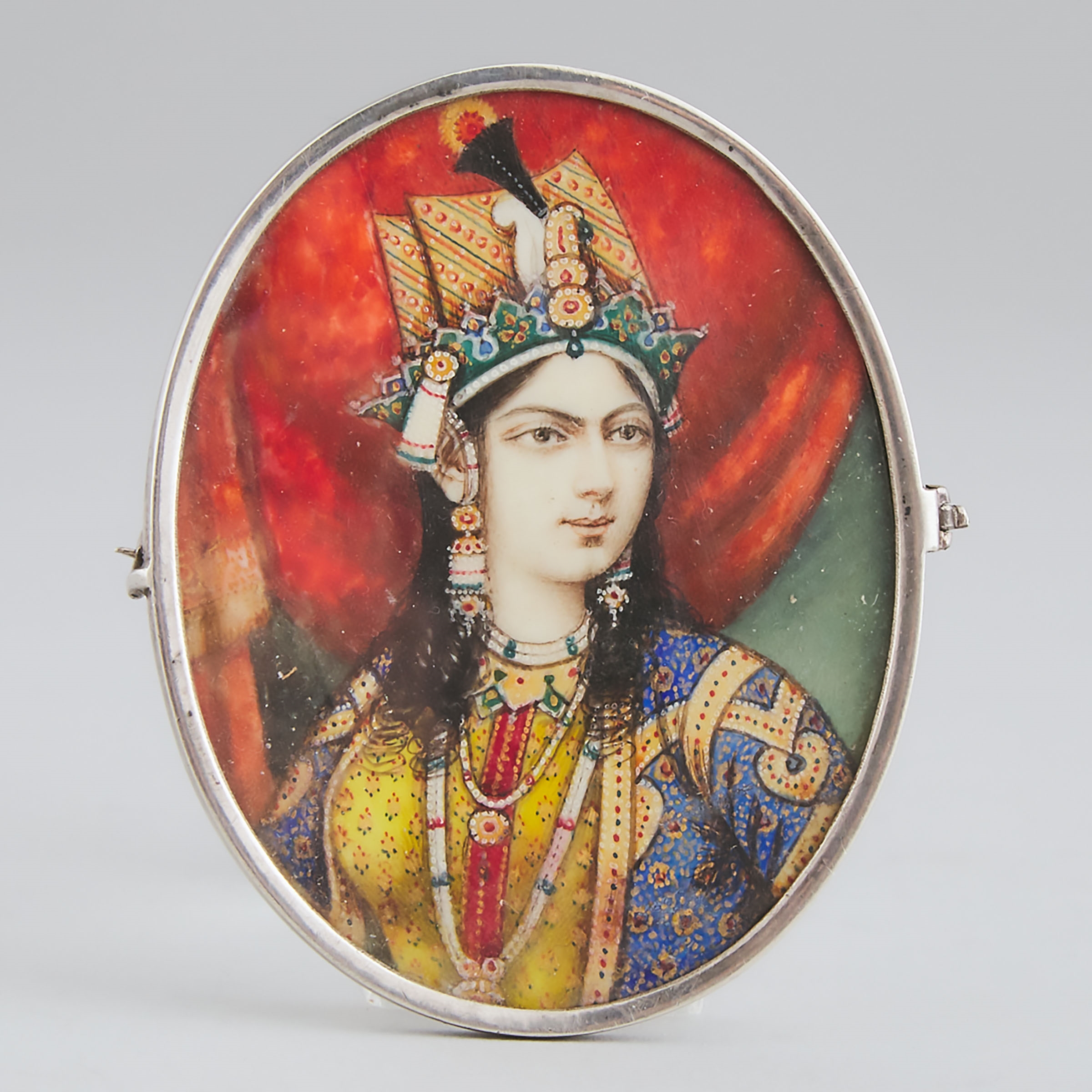 Indian School, 19th Century | Portrait Miniature of Mumtaz Mahal ...