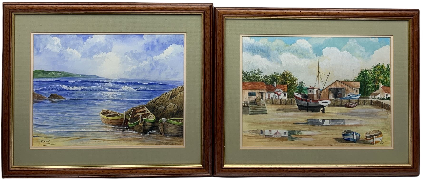 Peter Stoner | Beached Cobles | MutualArt