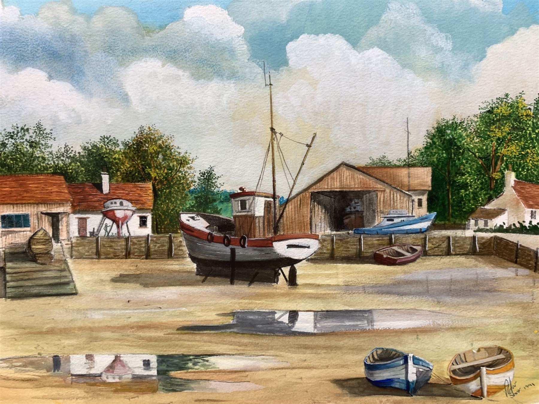 Peter Stoner | Beached Cobles | MutualArt