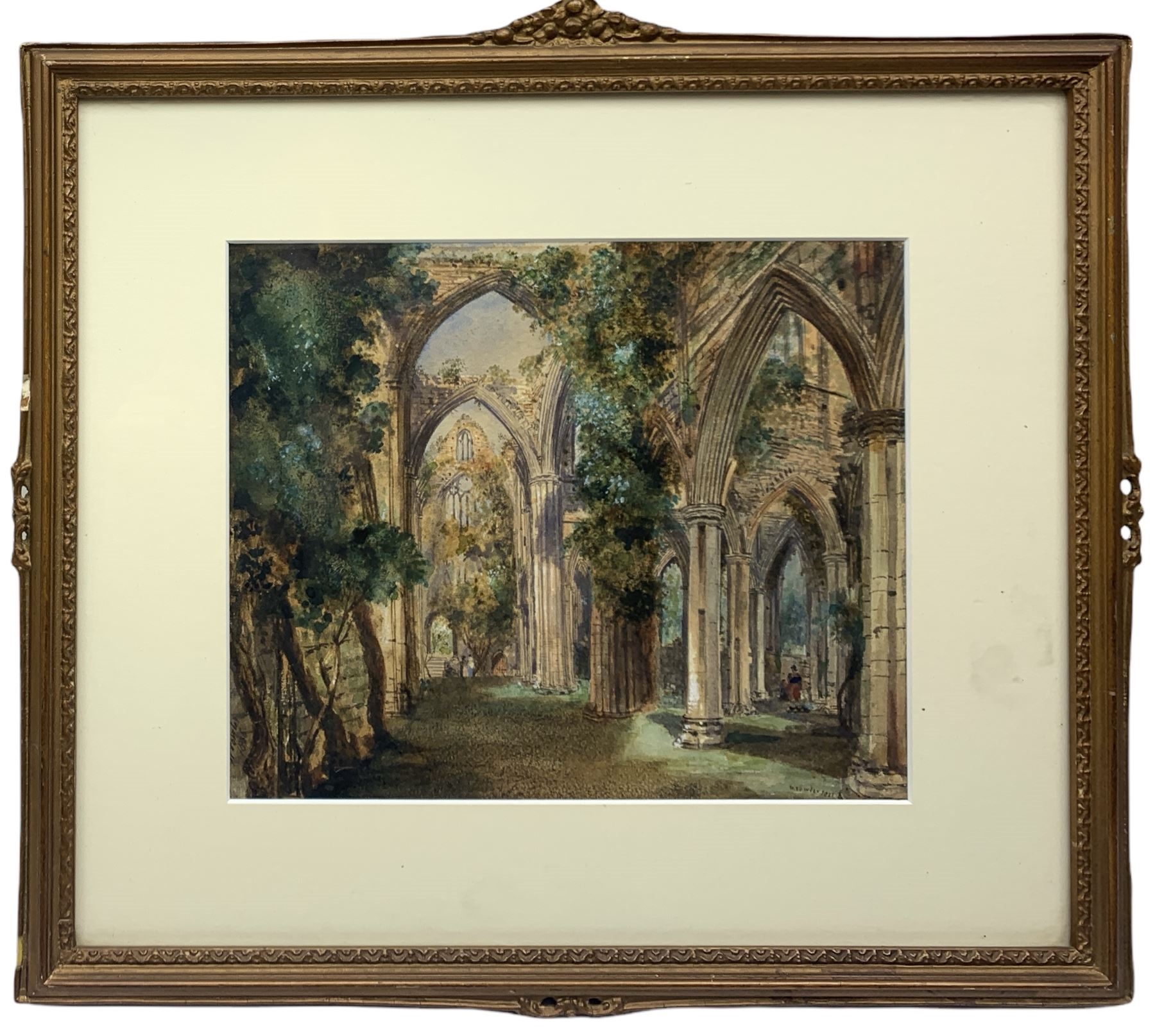 W Fowler | Part of Tintern Abbey (1835) | MutualArt