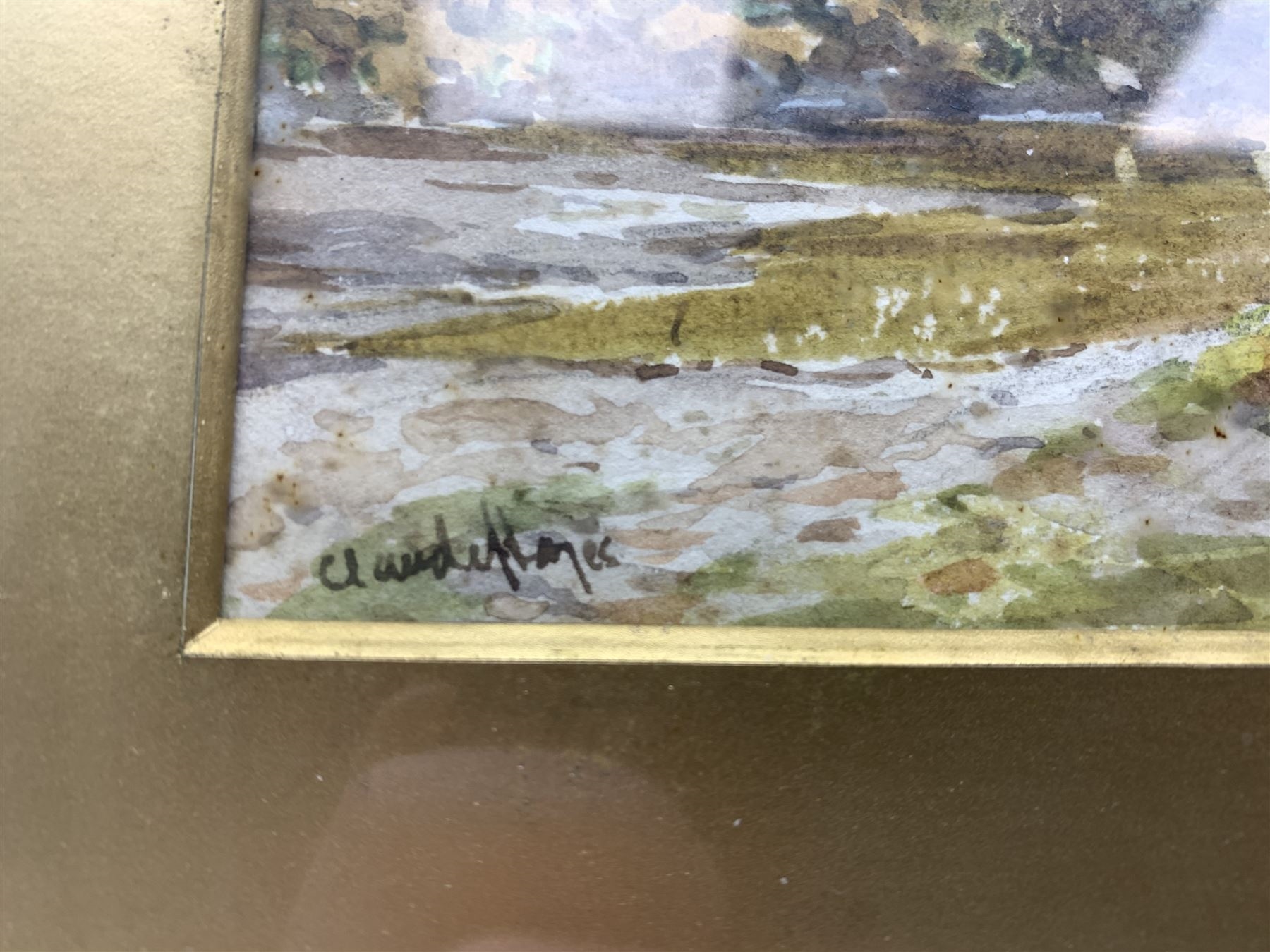 Claude Hayes | Farmers in a Rural Landscape | MutualArt