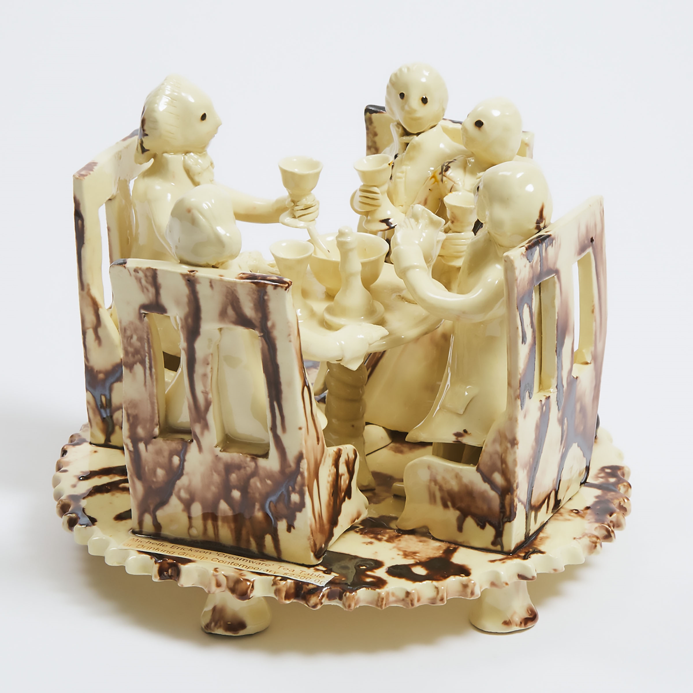 Michelle Erickson | Staffordshire-Style Creamware Tea Table Group ...