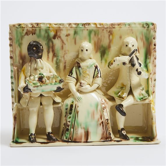 Michelle Erickson | Staffordshire-Style Creamware Pew Group (1994 ...