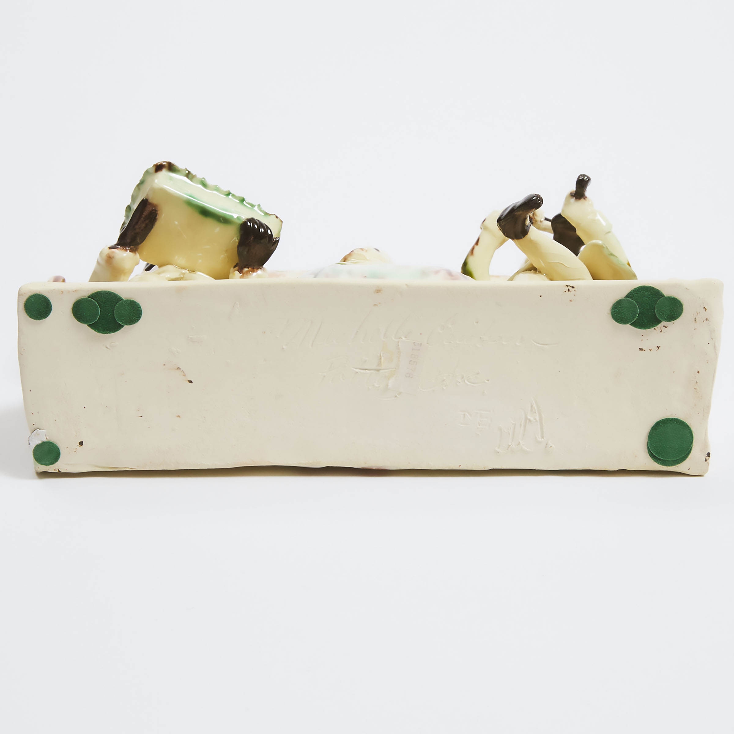 Michelle Erickson | Staffordshire-Style Creamware Pew Group (1994 ...