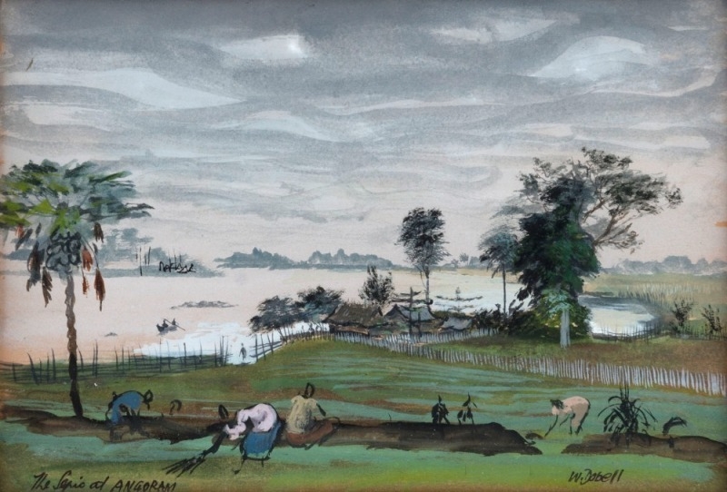 William Dobell | The Sepic at Angoram (1949) | MutualArt