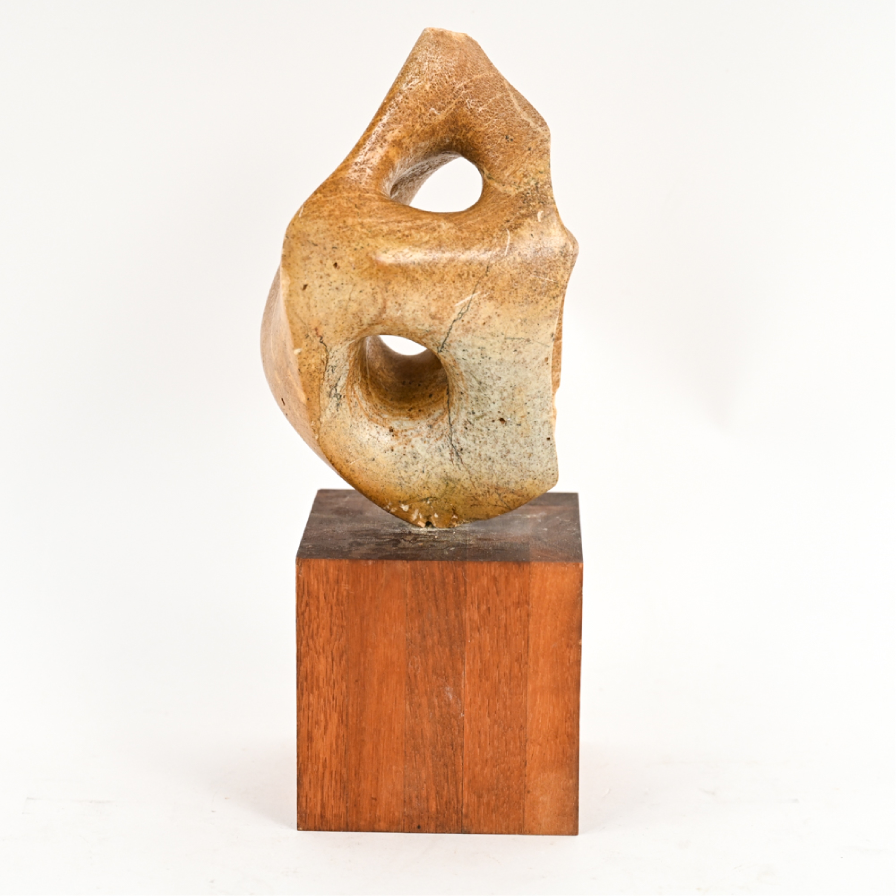Dorothy Sams | DORIS SAMS ABSTRACT CARVED STONE SCULPTURE (1970 ...
