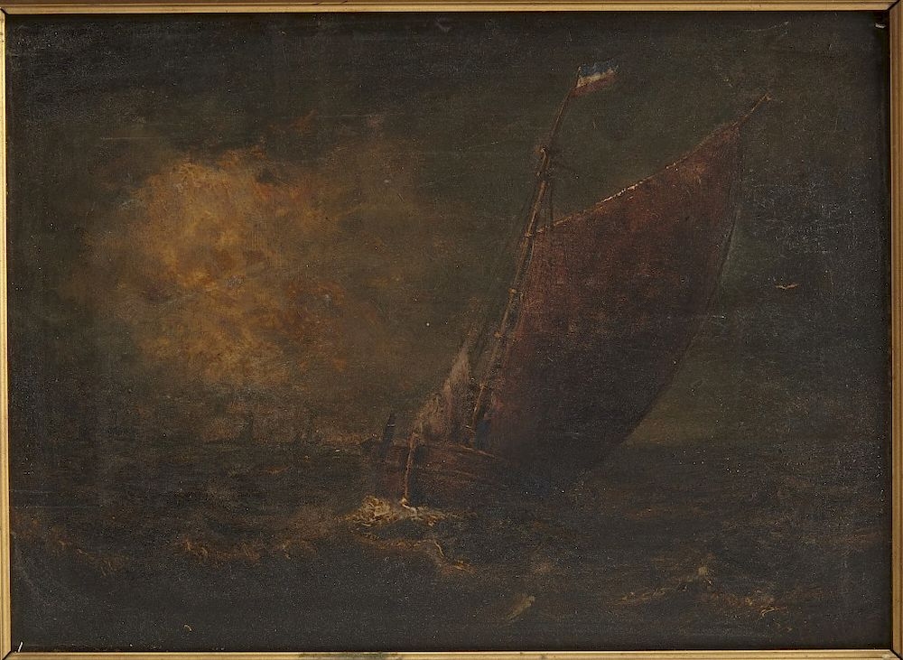 Robert Hopkin | Marine Scene (1860) | MutualArt