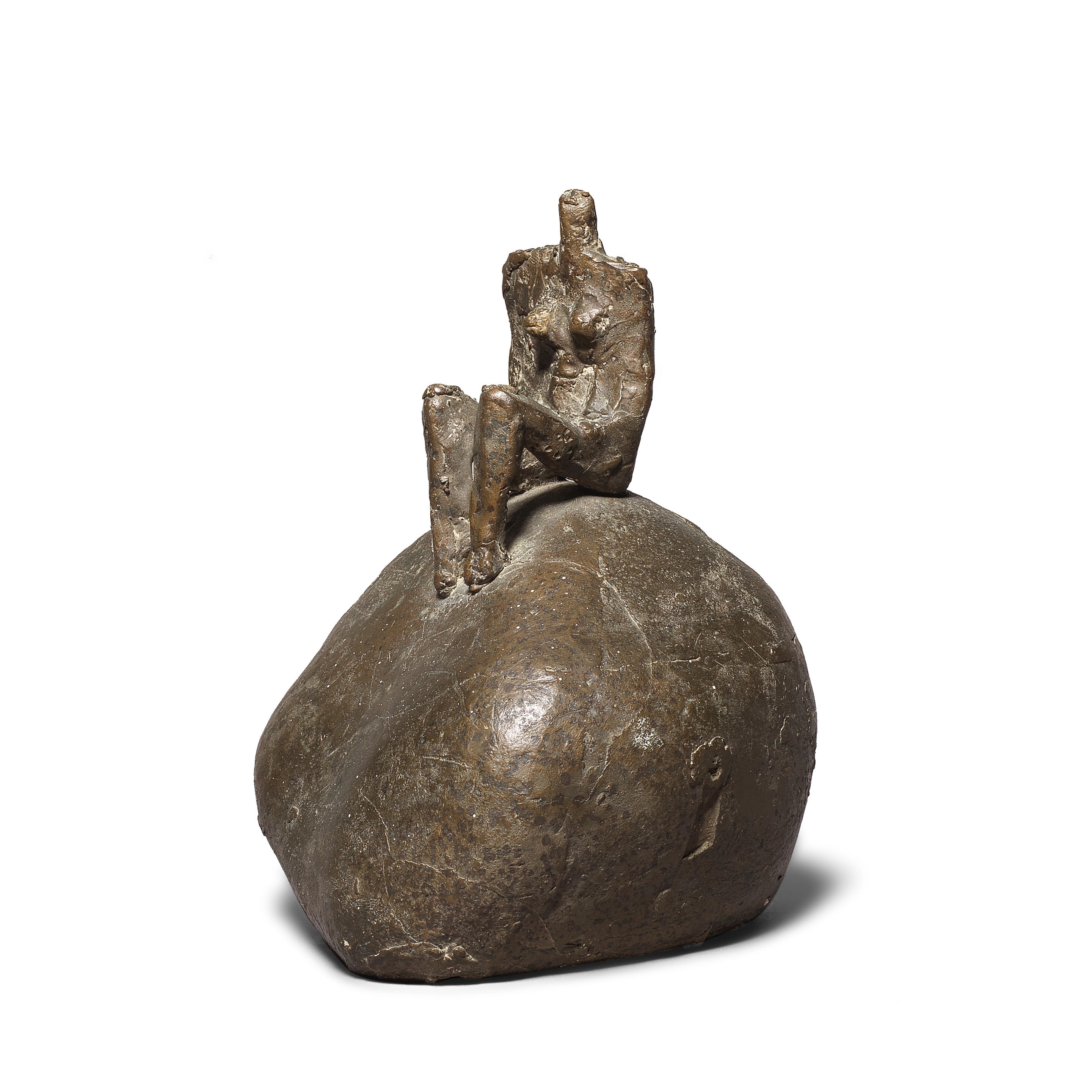 Ismail Fattah | Untitled (Seated Man) | MutualArt