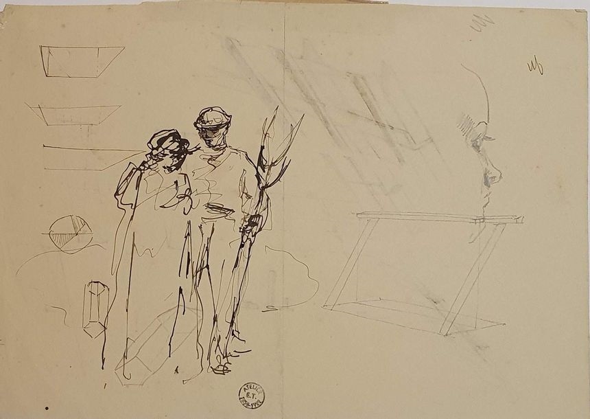 Emile Louis Thivier | Study of characters | MutualArt