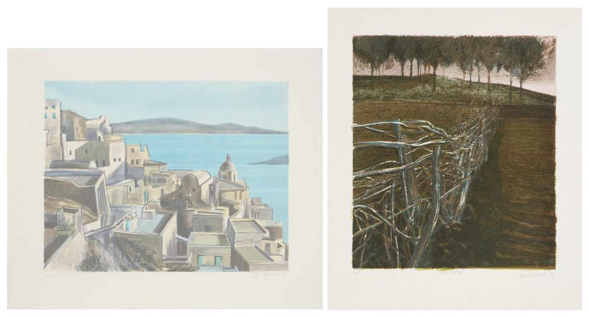 Don Bessant | Untitled (Santorini) 1985 and Old hedge 1980 (1985 ...