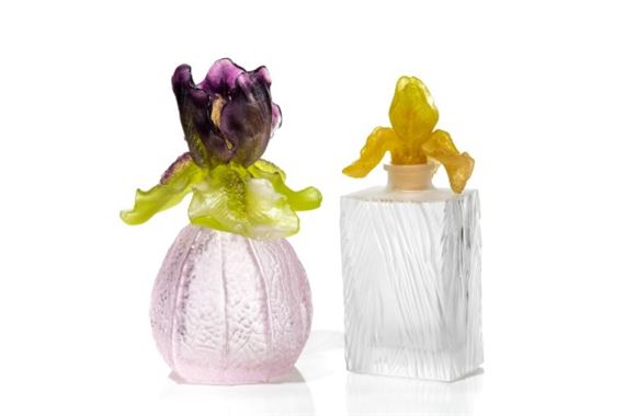 Daum Frères | Two French Daum Nancy glass perfume bottles | MutualArt