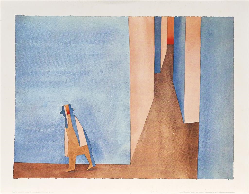 Jean-Michel Folon | La Memoire (1974) | MutualArt