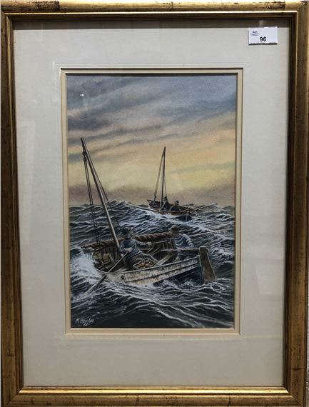 Mick Bensley | Crabbers homeward-bound (1988) | MutualArt