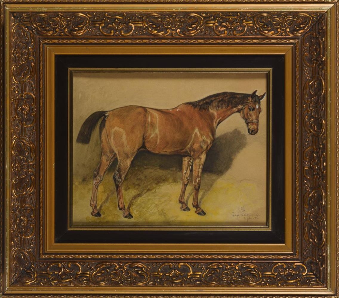 Emil Adam | Lord Bobs im Stall (1902) | MutualArt