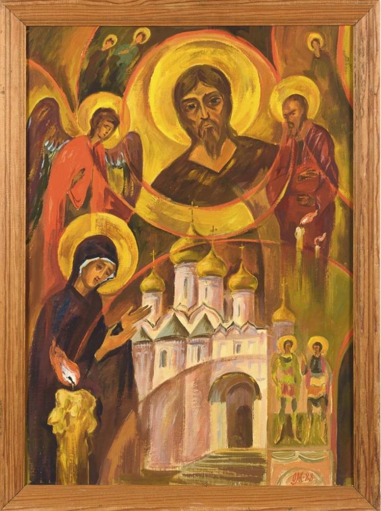 Oleg Markovich | Religious-surrealist motif with the Blagoveshchensky ...