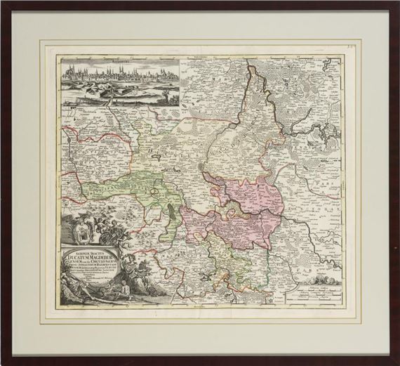 Johann Baptist Homann | Map of the Duchy of Magdeburg (Circa 1730 ...