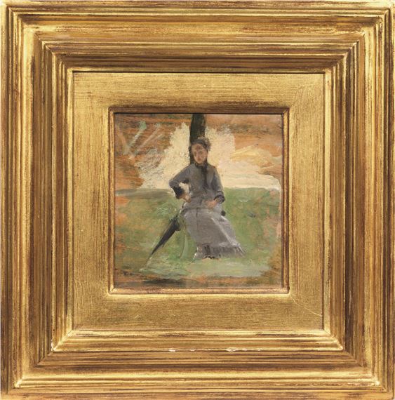 Giuseppe de Nittis | THE WIFE OF FEDERICO ROSSANO | MutualArt