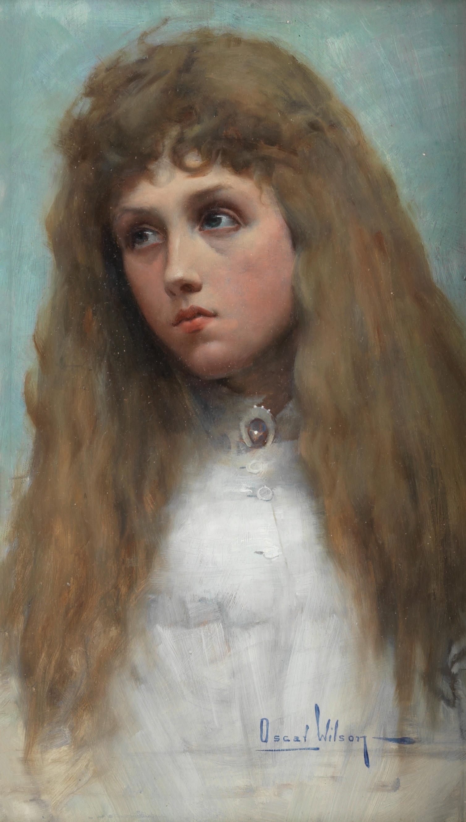 Oscar Wilson | Portrait of a girl | MutualArt