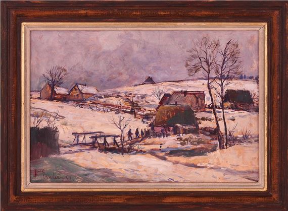 František Emler | ZIMA NA VYSOČINĚ (1955) | MutualArt