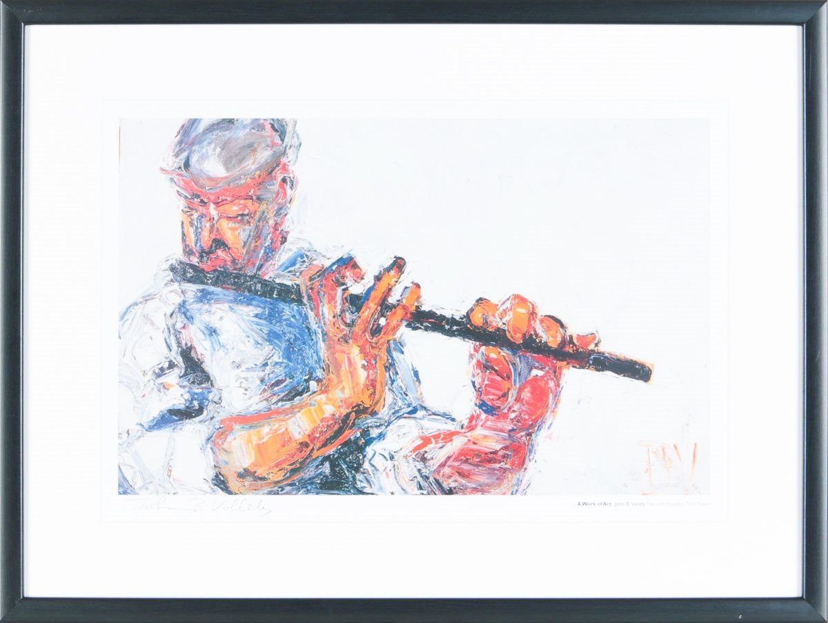 John Brian Vallely | THE LEFT HANDED FLUTE PLAYER | MutualArt