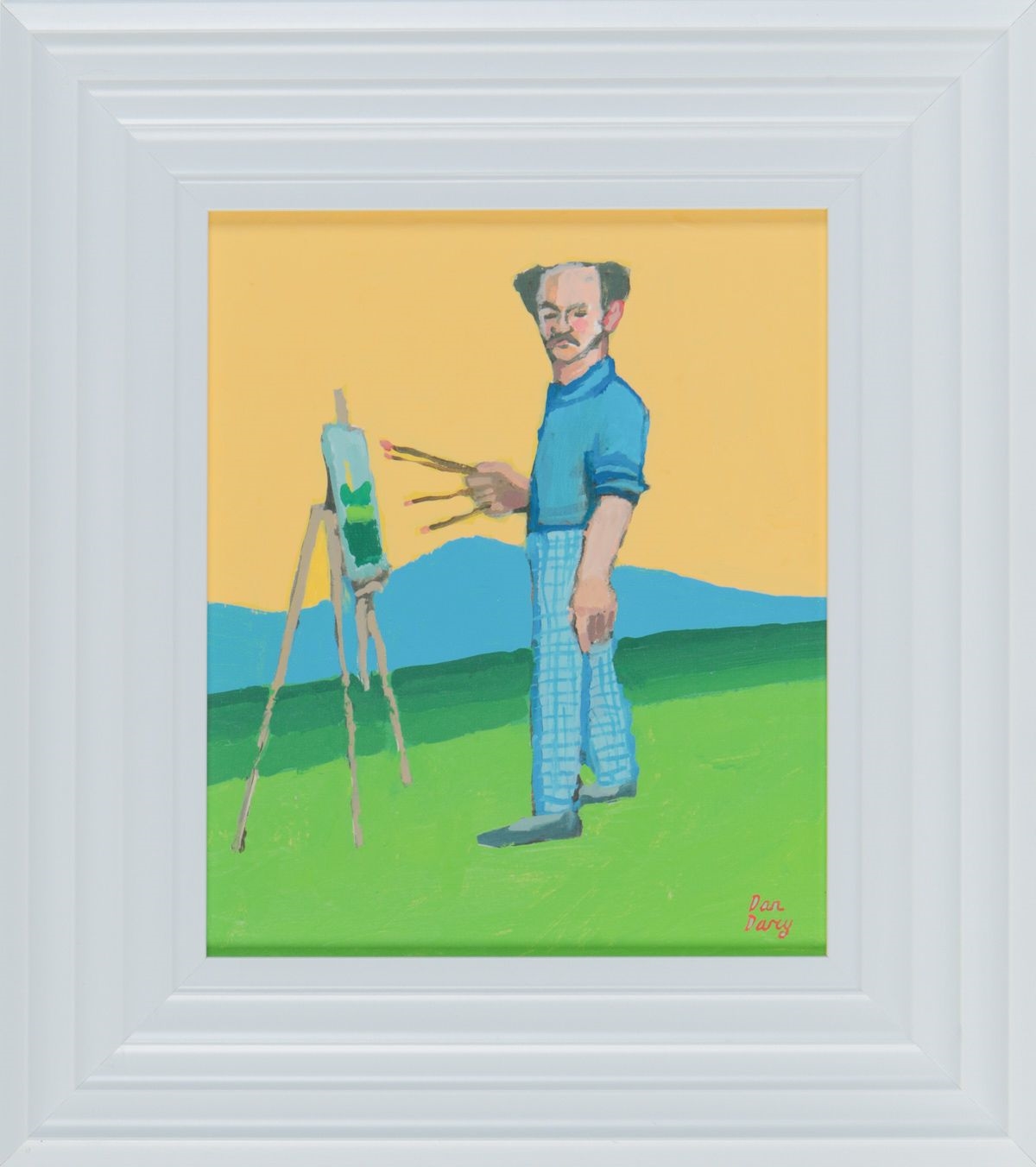 Dan Darcy | GERARD DILLON AT THE EASEL | MutualArt