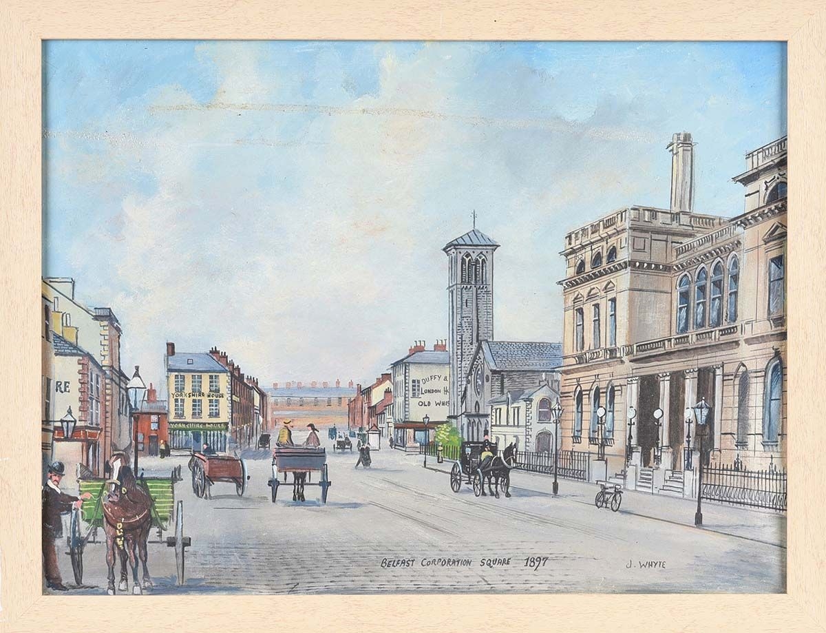 John Whyte | BELFAST CORPORATION SQUARE 1897 | MutualArt