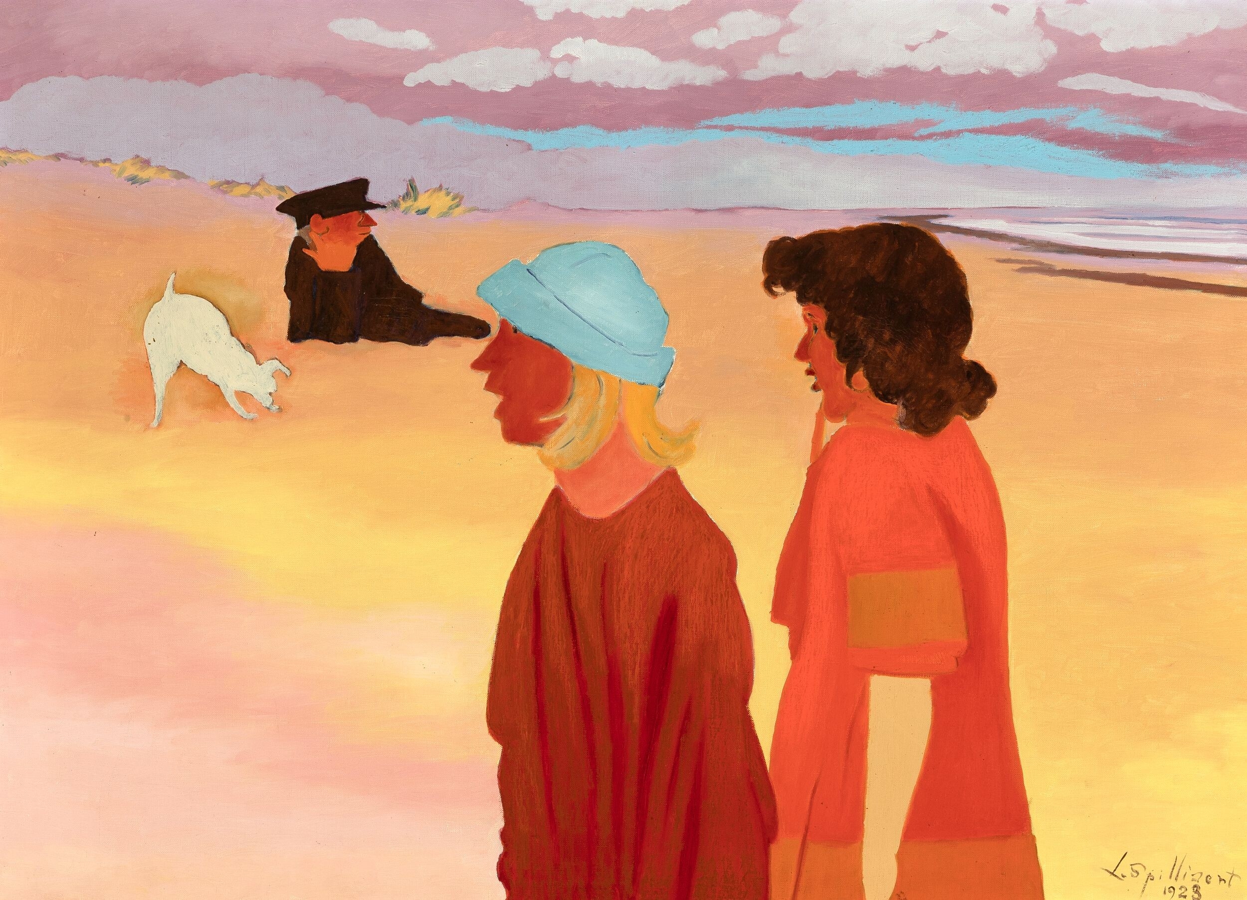 Léon Spilliaert | Girls on the beach (1923) | MutualArt