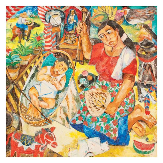 Norma Belleza | Mother and Child (1989) | MutualArt
