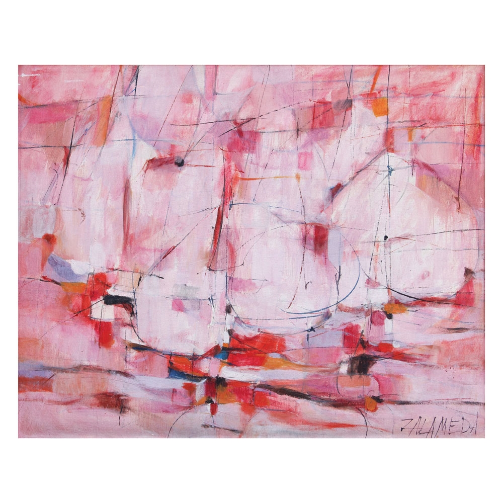 Oscar Zalameda | Sailboats (Circa 1960) | MutualArt
