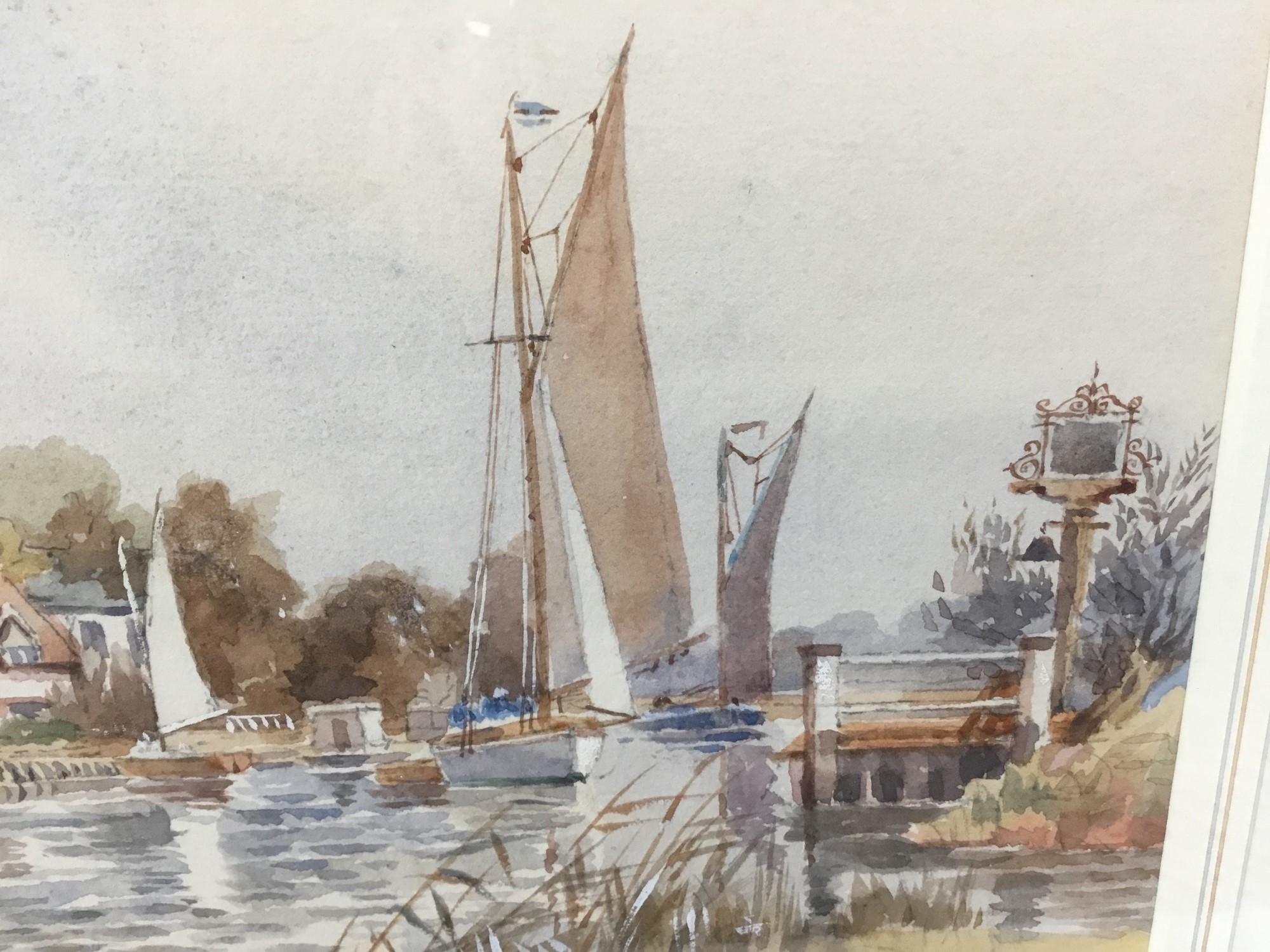William Leslie Rackham | ‘Horning Ferry’ | MutualArt