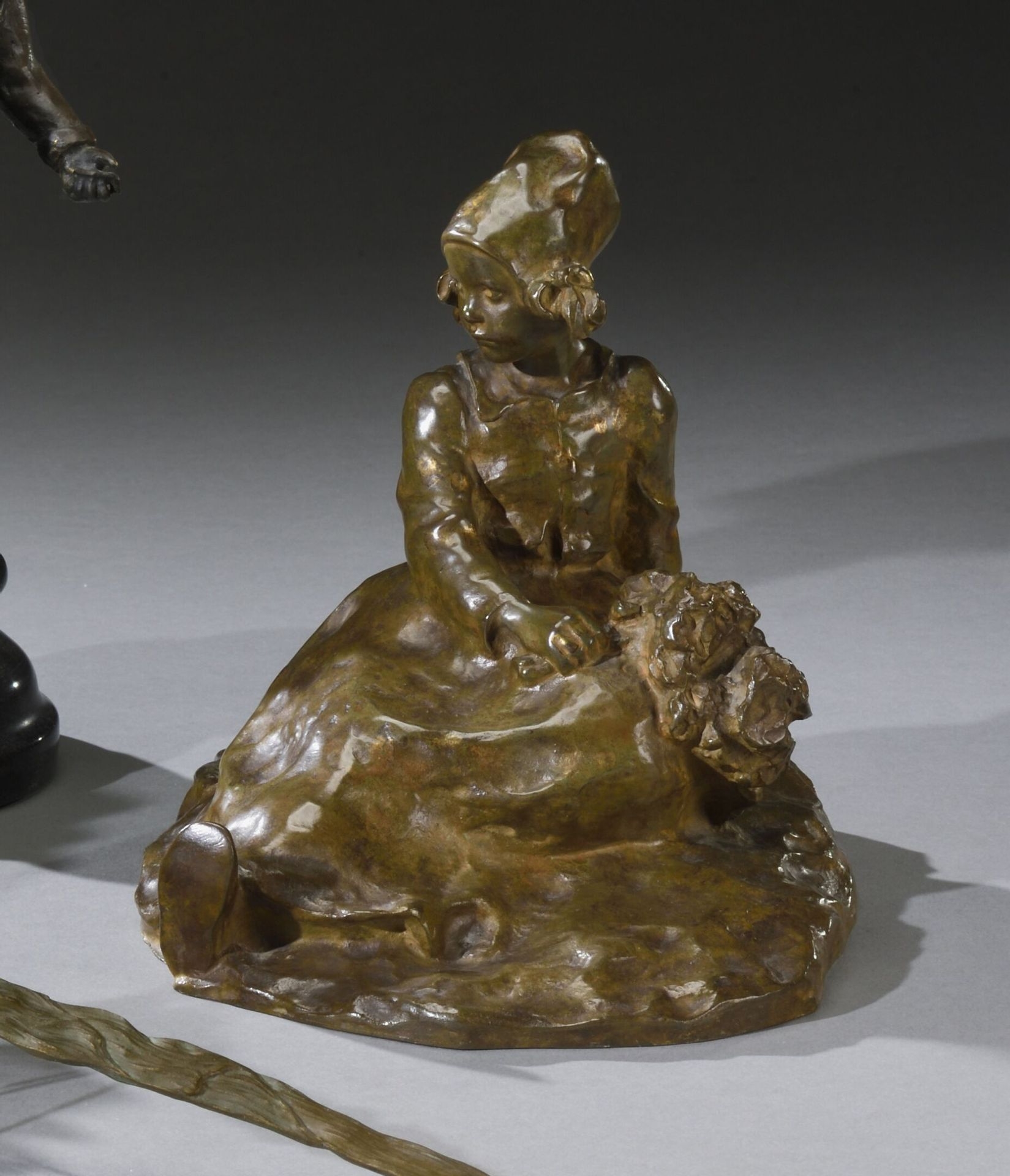 Ruth Anna Maria Milles | Jeune hollandaise au bouquet de fleurs | MutualArt