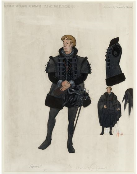 Laurence Henry Forster Irving | Michael Redgrave as Hamlet (1949 ...