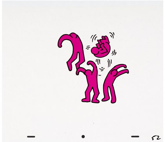 Keith Haring | Sesame Street Break-Dancers | MutualArt