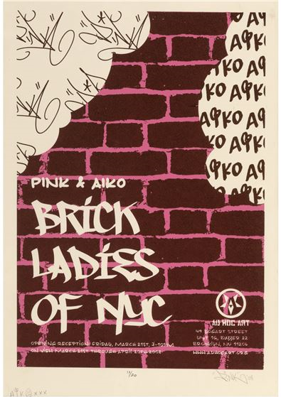 Lady Pink | Brick Ladies of NYC (2008) | MutualArt